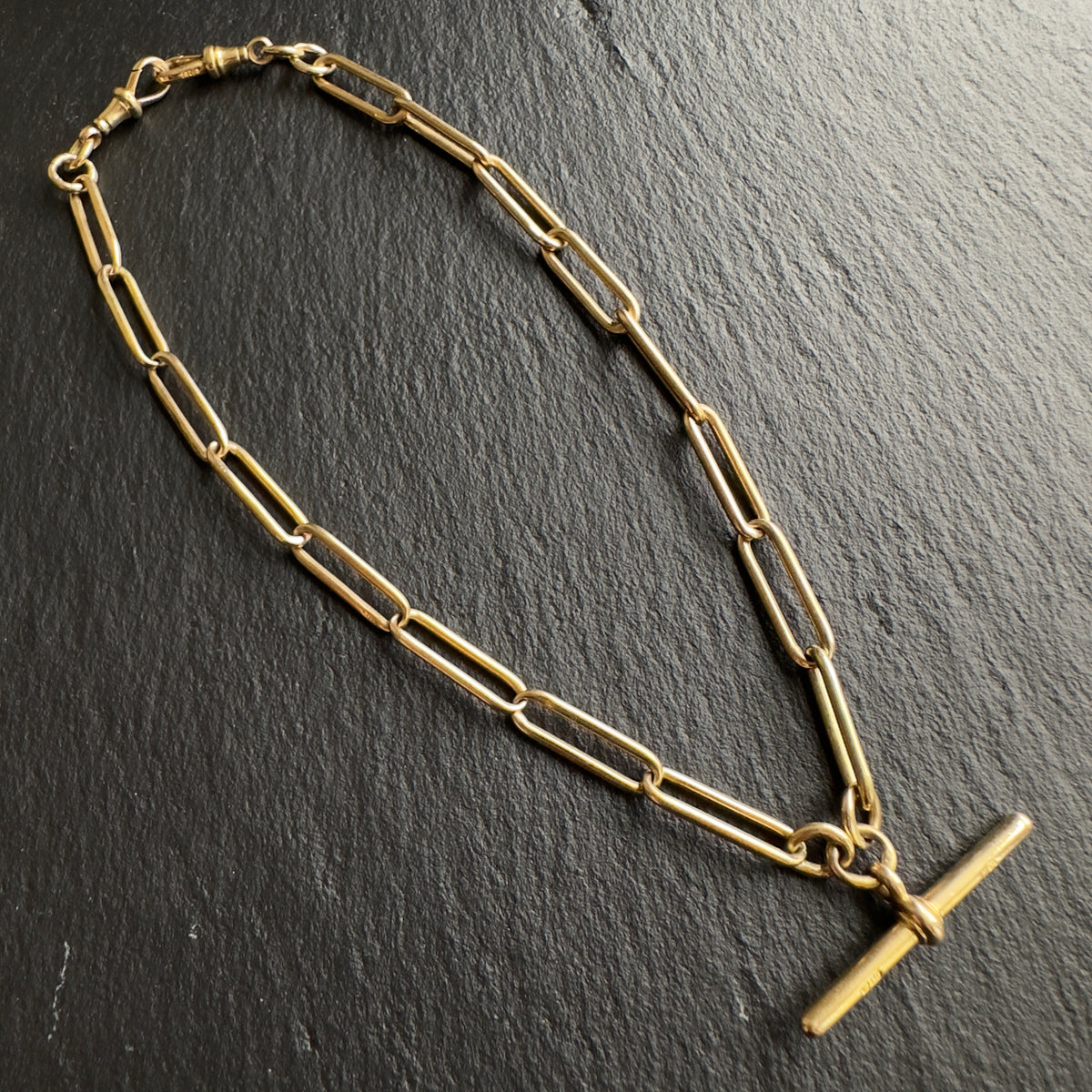 18k Paperclip Chain – A Pocket of Rocks